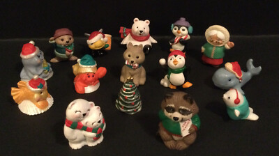 Vintage Hallmark Miniature Christmas Figurines (15) | eBay