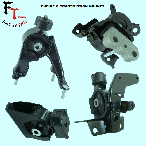 SET 4 MOTOR & TRANSMISSION MOUNTS FOR 2009-2013 TOYOTA COROLLA & MATRIX ...
