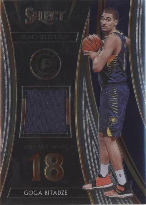 2019-20 Panini Select - Draft Selections Memorabilia Goga Bitadze #DS ...