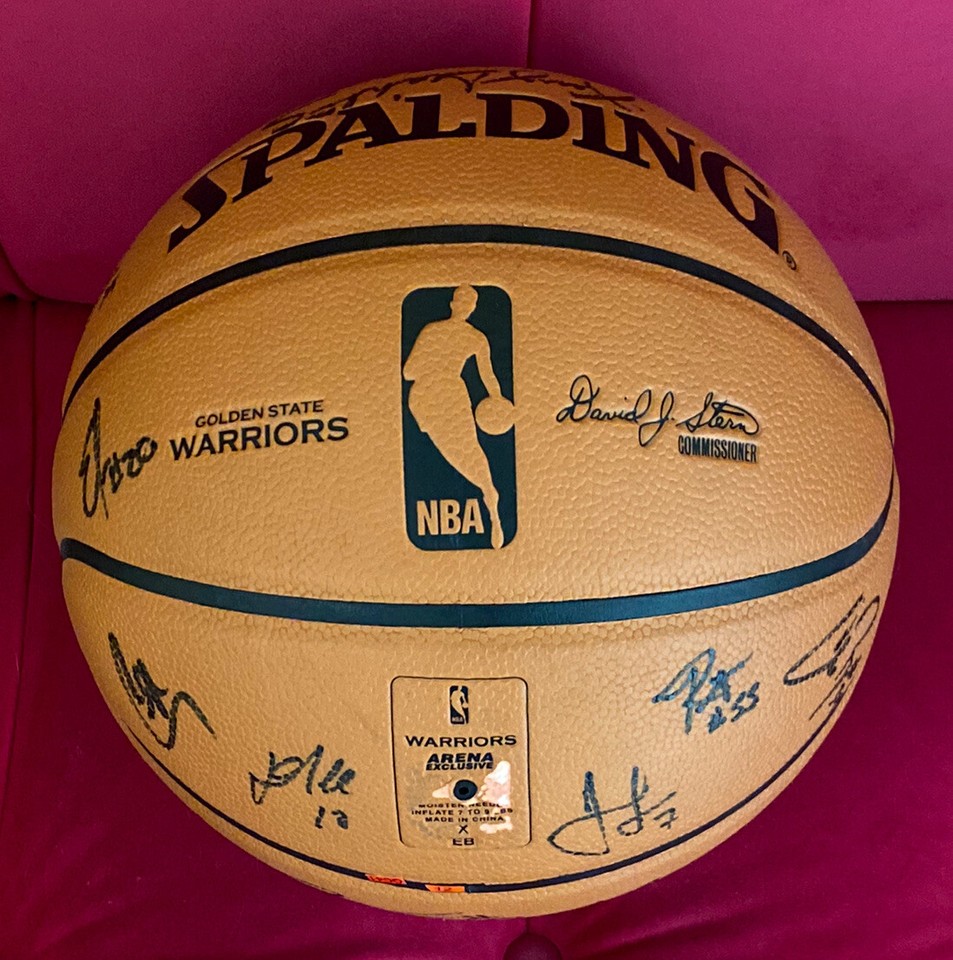 Steph Curry🏀AUTOGRAPH 2010-11 GOLDEN STATE WARRIORS Team signed ball ...