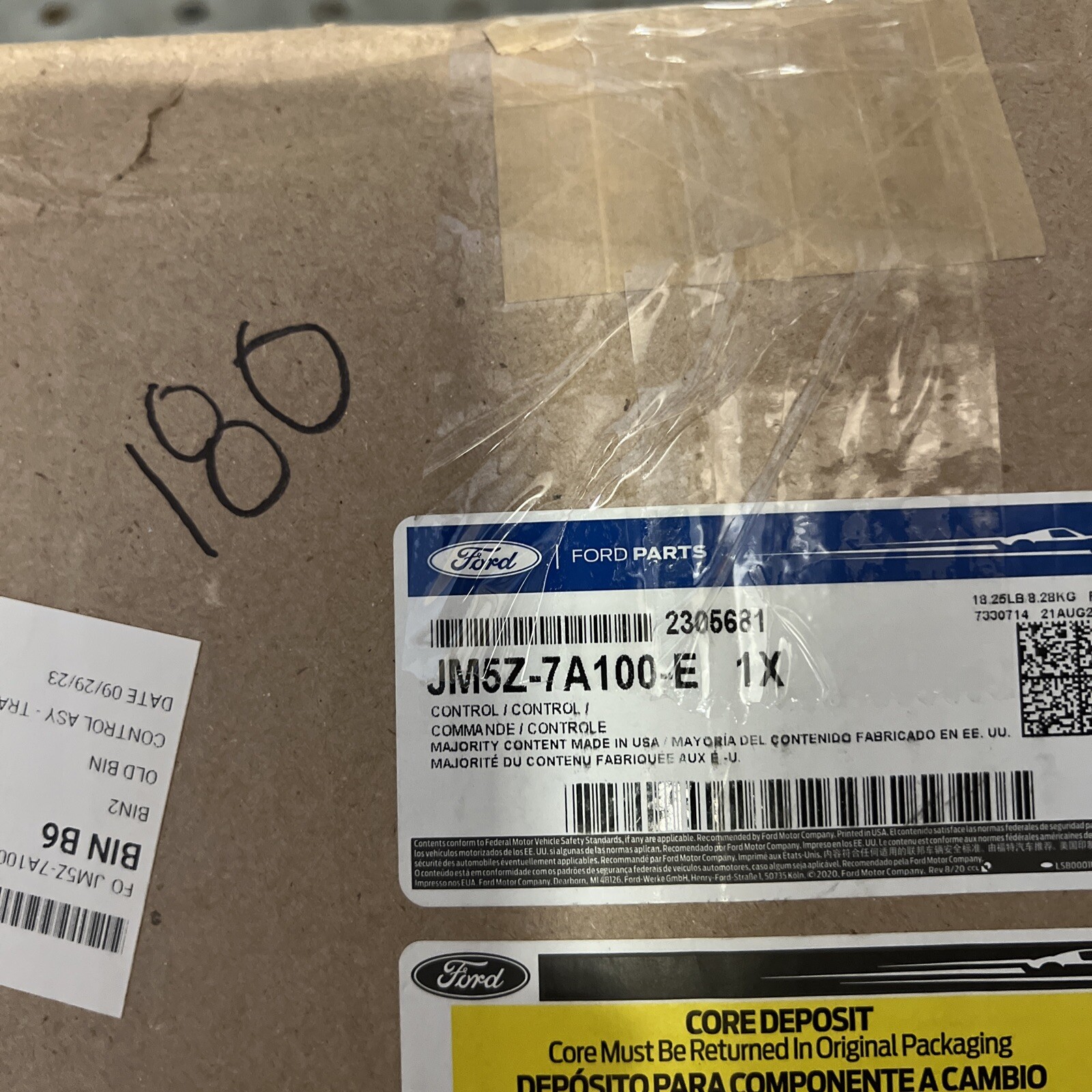 Genuine Ford Automatic Transmission Valve Body Jm5z-7a100-e for sale ...