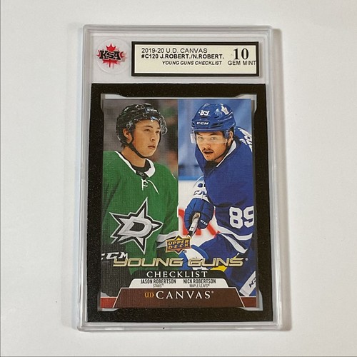 2020-21 Jason Robertson/Nick Robertson Rookie KSA 10 #C120 | eBay