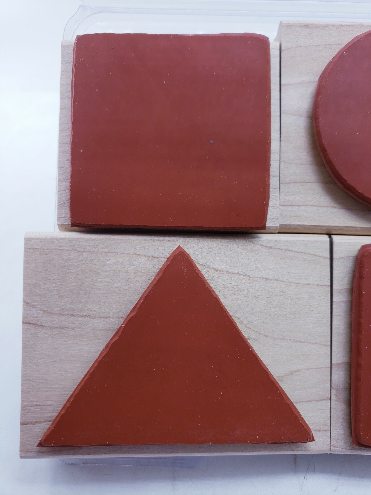 Stampin Up The Shape of Things Stamp Set Large Shapes Circle Rectange ...