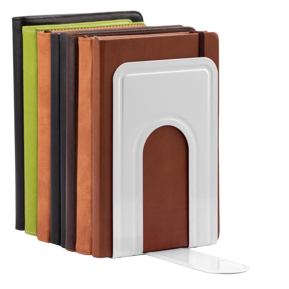 Bookends Metal Large Pair of Heavy Duty Book End Stand Support For ...