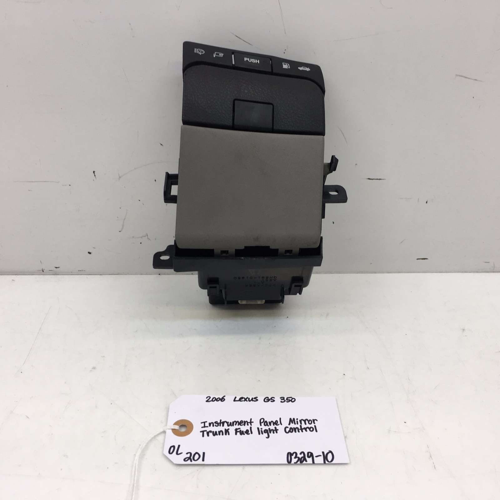 06-11 LEXUS GS300 OEM INSTRUMENT PANEL MIRROR TRUNK FUEL LIGHT CONTROL ...