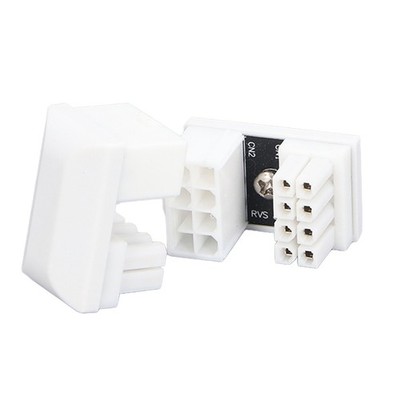2x 8 Pin GPU PCIE U Turn 180° Angle Power Adapter Standard Type And ...