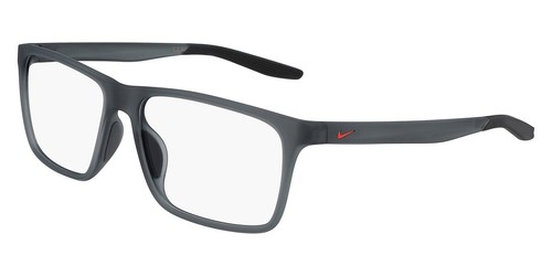 Nike 7116 Eyeglasses Unisex Matte Dark Gray Black Square 56 New 100% ...