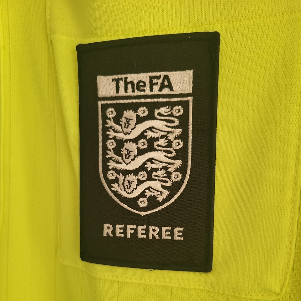 Nike Ea Sports FA Yellow Referee Shirt In Excellent Condition. Size ...