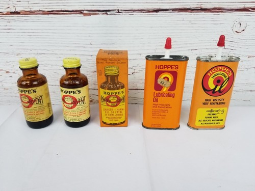 Vtg Hoppes Lot of 4 Nitro Powder Solvent 9 Lubricating Oil Lube | eBay