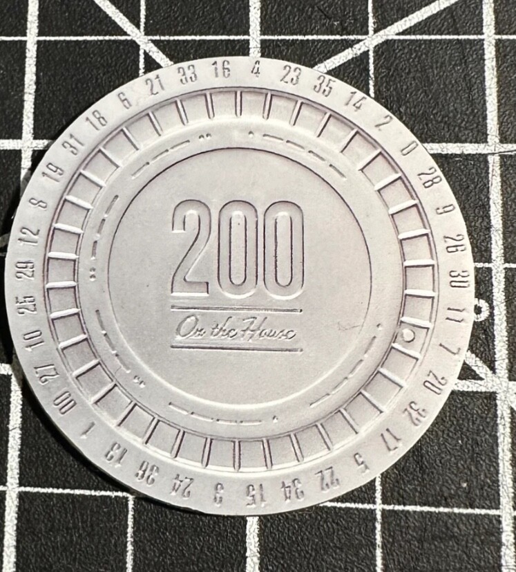 Fallout New Vegas Lucky 38 Platinum Chip Replica Coin | eBay