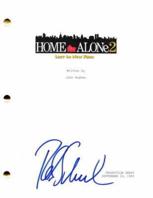 ROB SCHNEIDER SIGNED AUTOGRAPH HOME ALONE 2 FULL MOVIE SCRIPT W ...