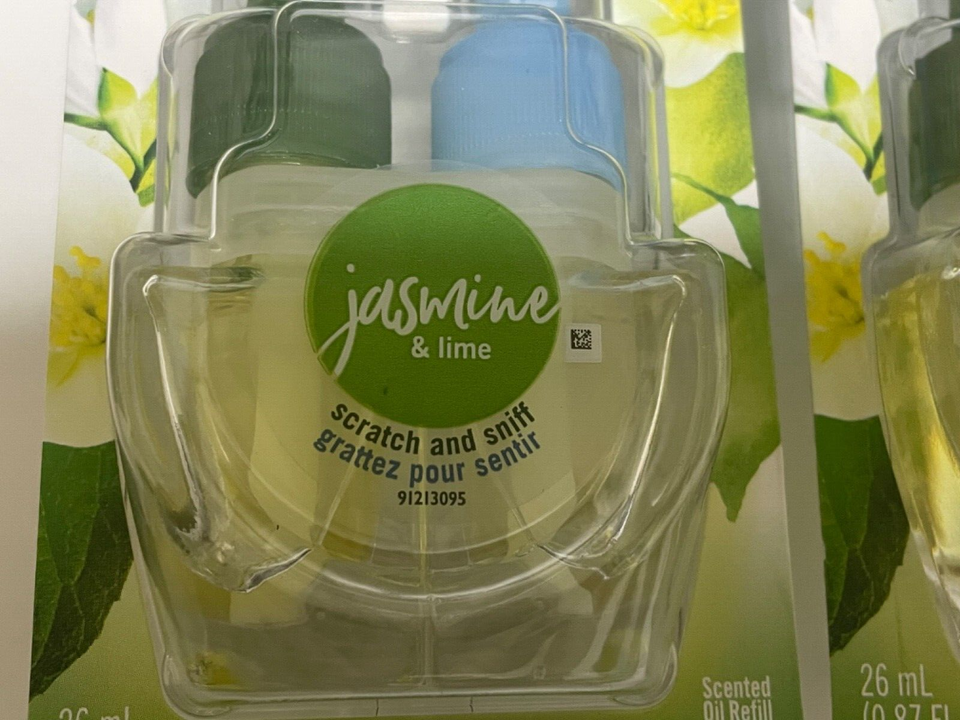 2 Count - Febreze Plug In Jasmine and Lime Fade Defy Plug Refill ...