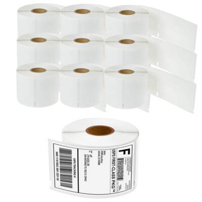 10Roll White Shipping Labels For Dymo 30256 2-5/16" x 4" Label Writer ...