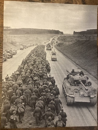Book Clipping Photo German Autobahn US Armor Nazi Prisoners WWII | eBay