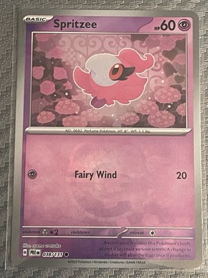 Spritzee (Master Ball Pattern) 038/131 Sv: Prismatic Evolutions Holo | eBay