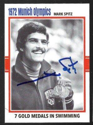 Signed Mark Spitz autographed CUSTOM TRADING CARD U.S. Olympic LEGEND 3 ...