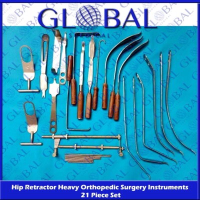 Hip Retractor Heavy Orthopedic Surgery Instruments 21 Piece Set | eBay