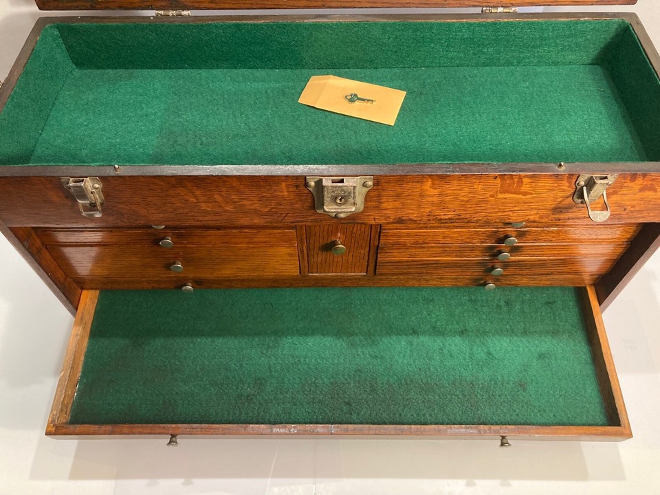1940’s H. Gerstner & Son 11 Drawer Machinist Tool Chest Model 52 With ...