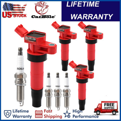 UF611 Ignition Coil & Spark Plug For Hyundai Genesis Santa Fe Sonata ...