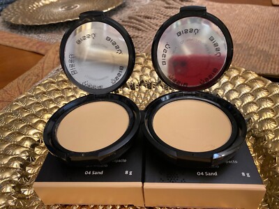 LOT OF 2 BISSU PROFESSIONAL POWDER MAKEUP 4 SAND BEAUTY FACE PRESSED ...