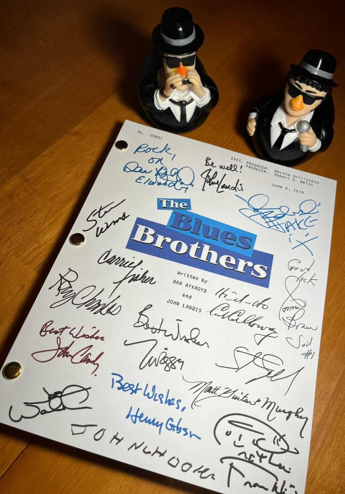 The Blues Brothers Script Signed- Autograph Reprints- 124 Pages- Jake ...