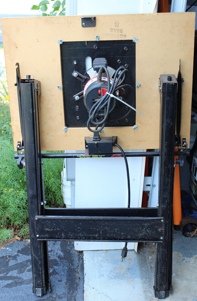 Vintage Portable Router Table, Iron Horse Work Systems, folding table w ...