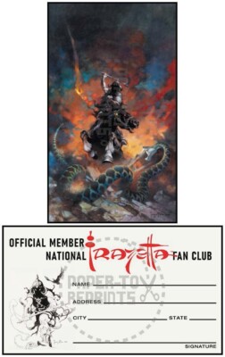 DEATH DEALER 6 - FRAZETTA ART CARD AND FAN CLUB MEMBERSHIP CARD | eBay