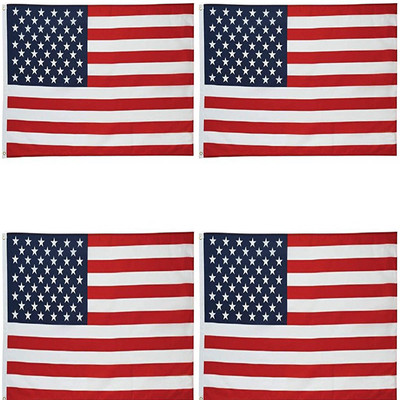 4 Four 3X5 USA Flag American Flag WHOLESALE 4 Pack FAST USA SHIPPING | eBay