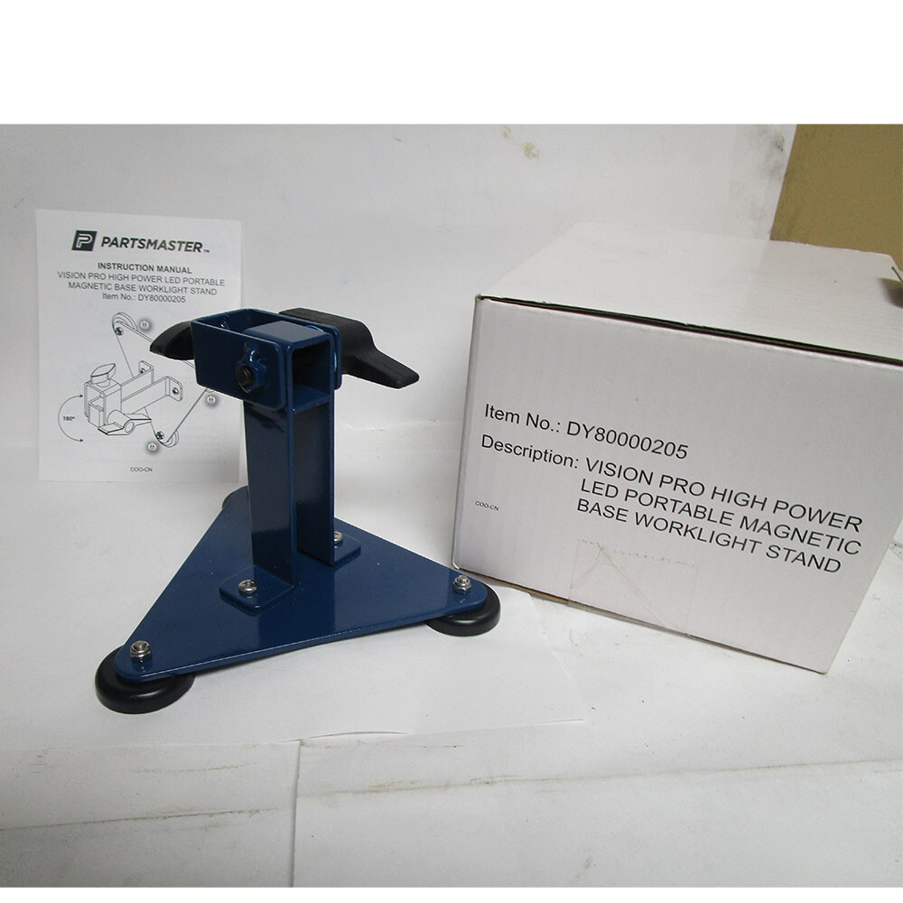 PARTSMASTER VISION PRO PORTABLE MAGNETIC LIGHT STAND FOR LED LIGHTS # ...