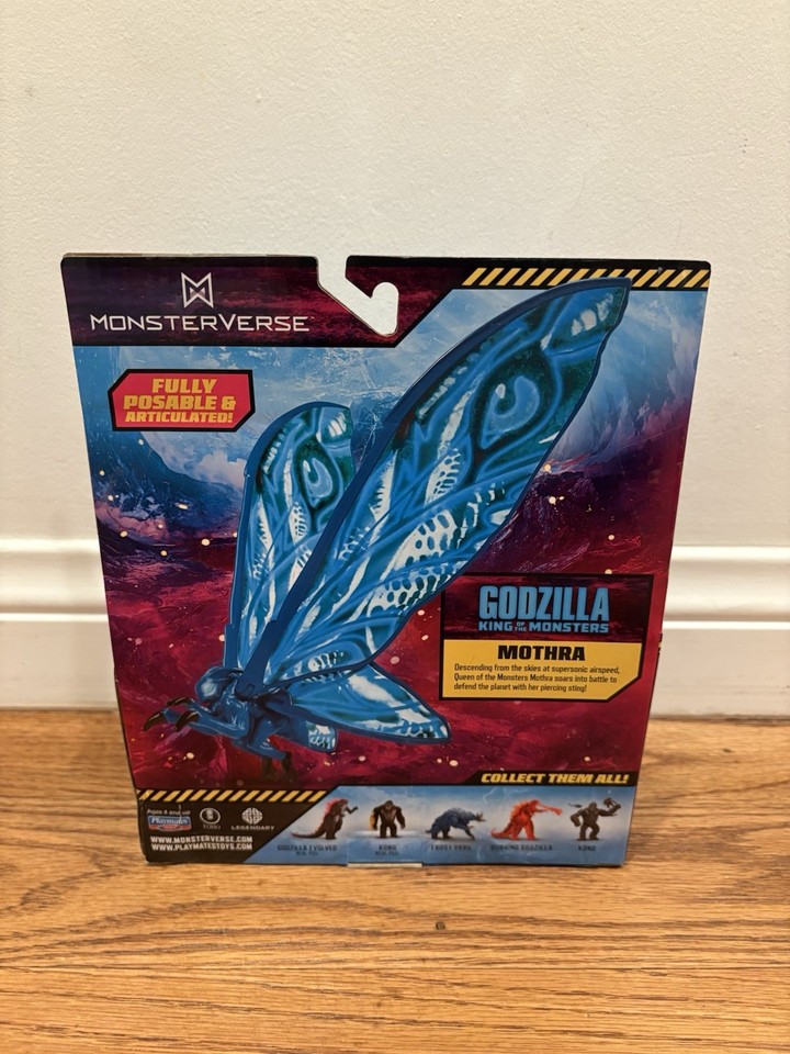2025 Godzilla King Of Monsters MOTHRA Blue Monsterverse Playmates ...
