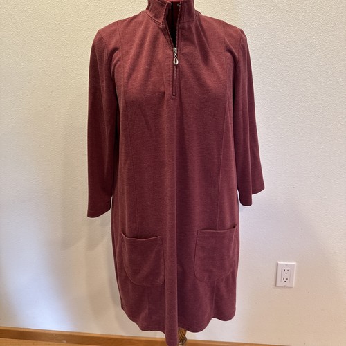 NorthStyle Casual Tunic Dress Knit 1/4 Zip 3/4 Sleeve LRG x4 pick one ...