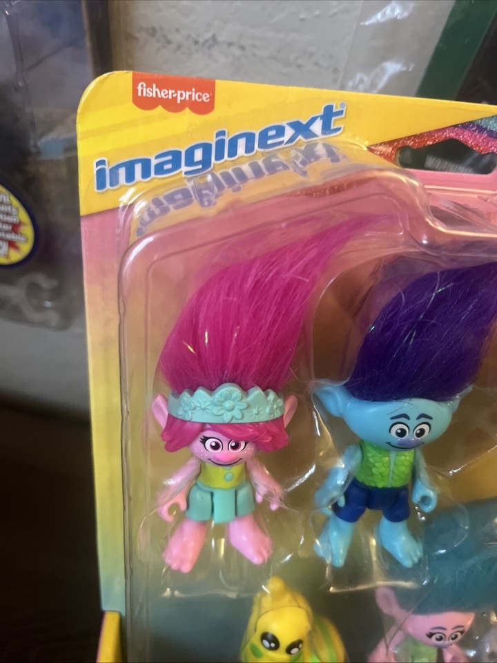 Imaginext DreamWorks Trolls Figure Multipack Playset - 7pc Toy Brand ...