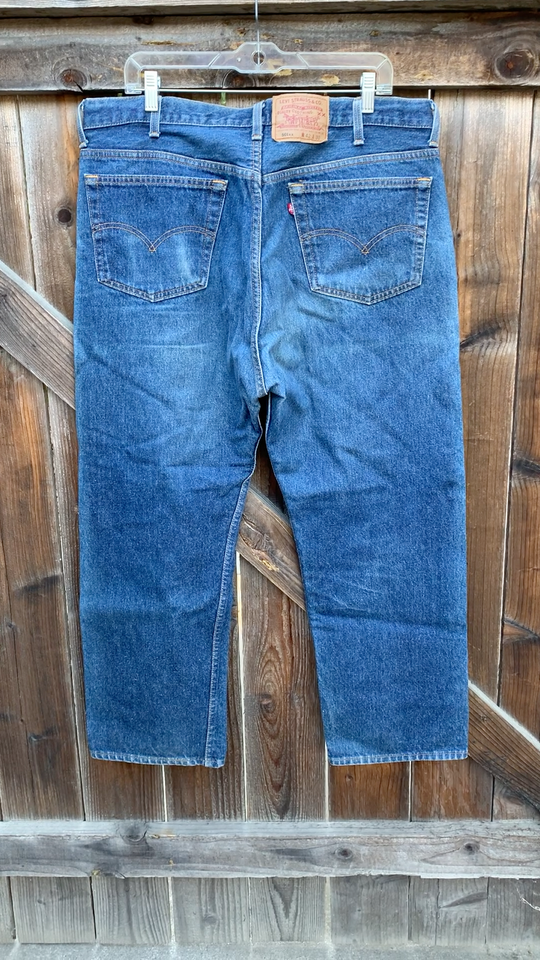 vintage Levis 501xx jeans button fly 501 USA W 42 L 30 measure W 39 L ...