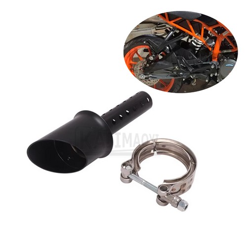Modified Short Exhaust Tips Black Muffler Slip for DUKE RC390 390 250 ...
