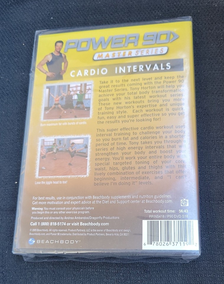 Power 90 Master Series - Cardio Intervals (DVD) - DVD - VERY GOOD | eBay