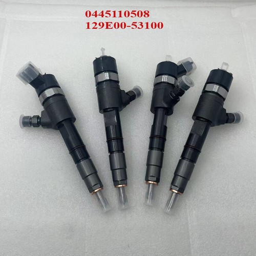 4Pcs Fuel Injector 0445110508 129E00-53100 For Yanmar 4TNV98 4TNV88C ...