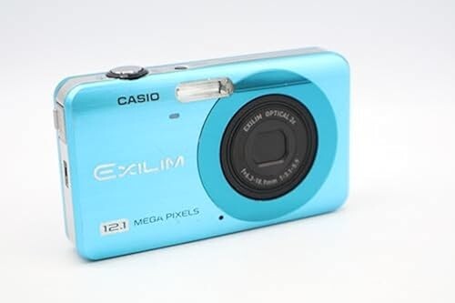 CASIO EXILIM EX-Z90 Compact Digital Camera 12.1MP 3x Optical zoom Blue ...