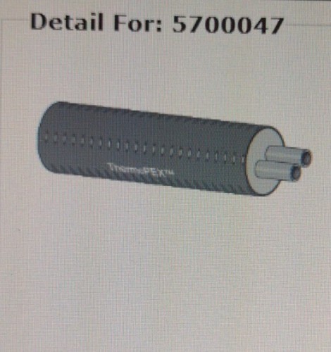 Central Boiler 5700047 55' of 25mm Thermopex Underground Piping For ...