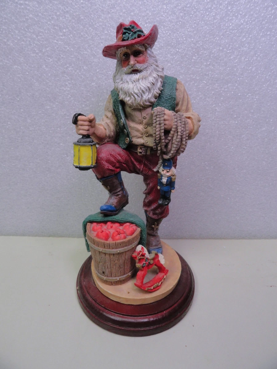 Cowboy Santa Figurine