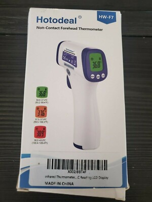 Hotodeal Infrared Forehead Thermometer, Non-Contact Forehead ...