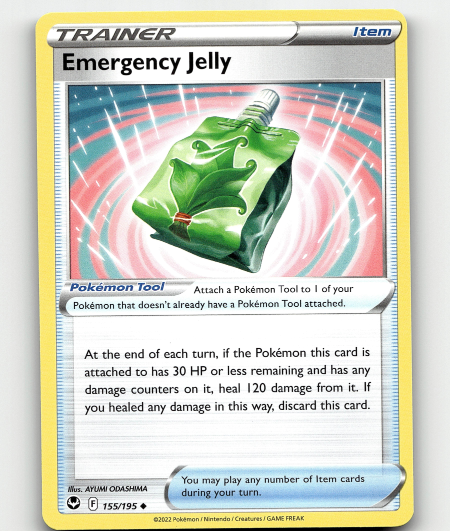 Pokemon Emergency Jelly 155/195 Silver Tempest NM/M | eBay