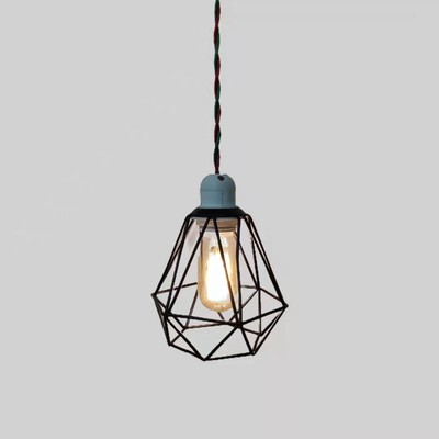 Metal Pendant Lamp Shade Chandelier Light Cover Retro Style Bulb Guard ...