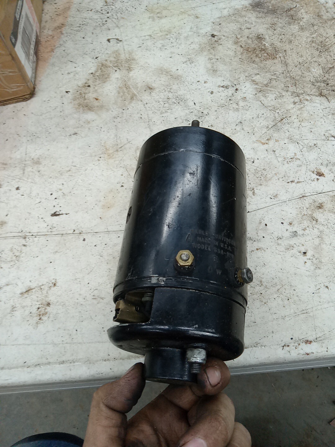 Harley Davidson Panhead Shovelhead Sportster 12 Volt Generator Model 65 ...