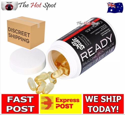 Wet Stuff Ready Silicone Bodyglide Lube 60 Capsules Lubricant Slow ...
