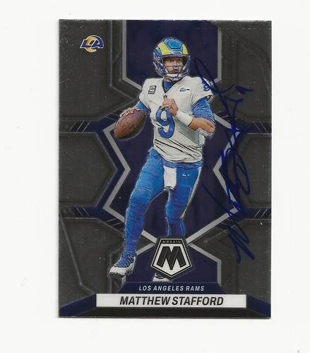 MATTHEW STAFFORD RAMS AUTOGRAPHED CARD | eBay