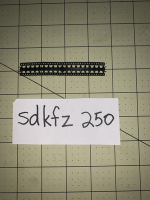 1/72 WW2 replacement tracks for WW2 German Sdkfz250 Halftrack. | eBay