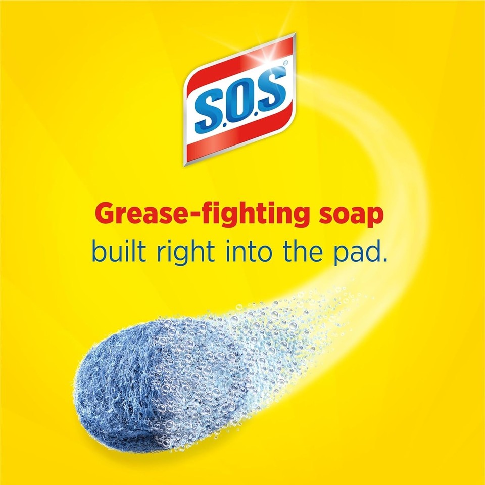 SOS Steel wool Scouring soap pad 18 -Pack | eBay