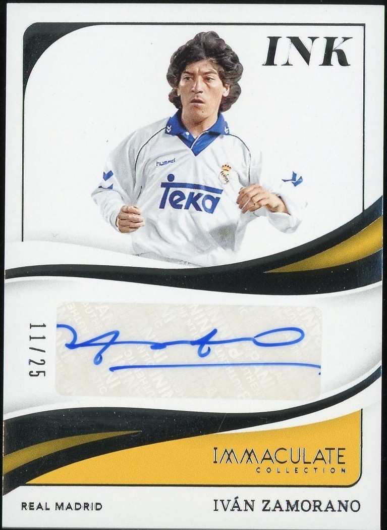 2024-25 Panini Immaculate Collection - Ink Ivan Zamorano #I-31 Sapphire ...