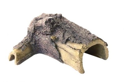 Komodo Reptile Tunnel Den Natural Look Forest Log Gecko Snake Hide ...