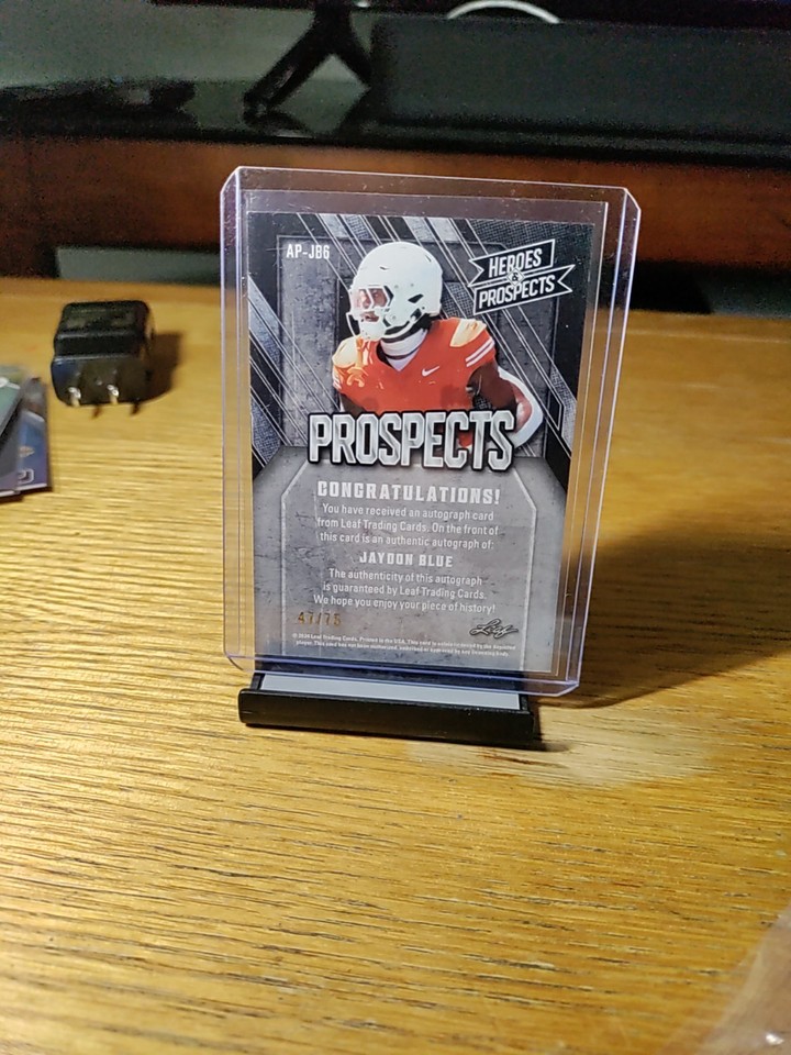 2024 Leaf Heroes & Prospects Jaydon Blue Autograph /75 | eBay